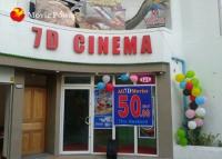 China Customized Back poking / Air injection Chair 7D Movie Theater for sale