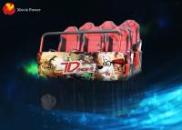 China Arcade Racing Car Game 7D Cinema System / VR 7 D Theater With Metal Screen for sale