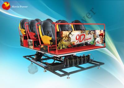 China Vibration / Back Poking 7D Movie Theater System With Narrative Gun Shooting Game for sale