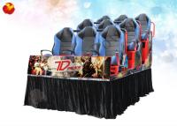China Interactive Fog Smell Fire 7D Movie Theater With 5.1 Sound Track System for sale