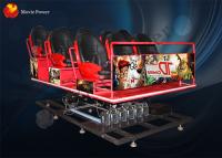 China 6 DOF Electric Platform 7D Interactive Theater With Rain / Snow Effects for sale