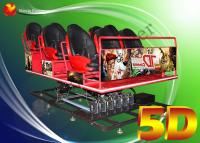 China Customized 6 DOF Electric Platform 5d Driving Simulator 5 D Theater for sale