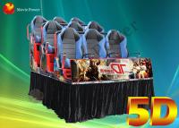 China Professional Motion / Dynamic Hydraulic Seats 5D Movie Theater 220V 2.25KW for sale