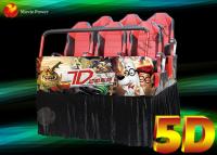 China Truck Mobile 5.1 Sound Track 5D Movie Theater With Bubble / Rain / Wind Effect for sale