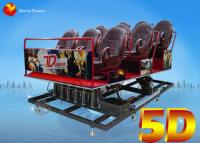 China Back Poking / Air Injection 5D Motion Theater Mobile Cinema Truck 2.25KW 220V for sale