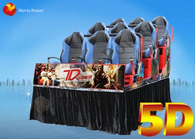 China Entertainment Luxury 12 Seat 5D Movie Theater With Electronic System for sale