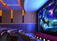 China Fog Smell Fire Imax 4D Home Theater 4D Dynamic Cinema With Black Vibration Chairs for sale
