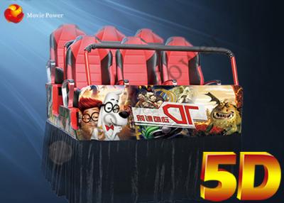 China Custom Mobile Cabin Snow Bubble Lighting 5D Cinema System With Electric System for sale