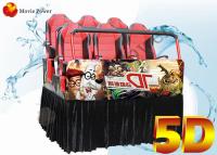 China Electric / Hydraulic Platform 5D Movie Theater Equipment Cinema Cabin for sale