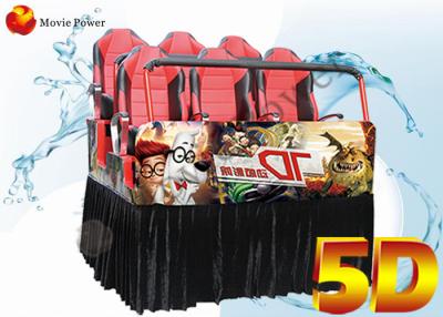 China Electric / Hydraulic Platform 5D Movie Theater Equipment Cinema Cabin for sale