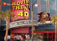 China Large Screen Fog Smell Fire 4-D Movie Theater Simulation For Theme Park for sale