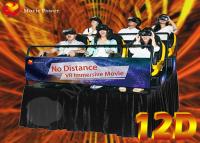 China Creative Interactive Motion Simulator Cinema 12D With Head Tracking Target for sale