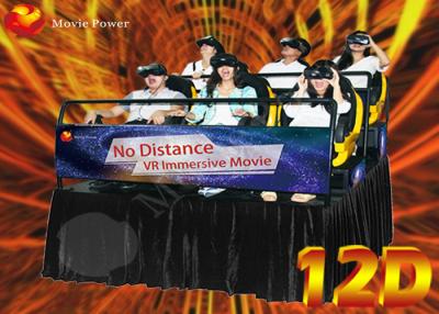 China Creative Interactive Motion Simulator Cinema 12D With Head Tracking Target for sale