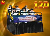 China Fashionable FHD 1080P 12D Cinema Theater With 6 DOF Electric Dynamic Platform for sale