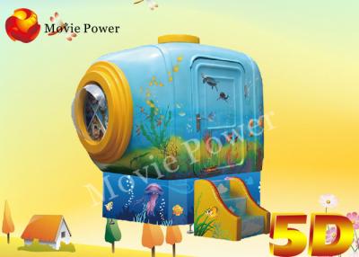 China Amusement Park 7D / 5D Mini Cinema With Down / Bump Chair effects for sale