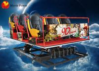 China Customizable 7D Cinema Theater Equipment 6 People Interactive Somatosensory System for sale