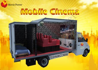 China Dynamic Kino 5d Truck Mobile Cinema Movie Theater 7d Hologram Projector Chair Motion Seat for sale