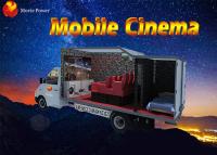 China Flexible Mobile Movie Theater Truck / Cabin 5D Simulator With Metal Screen for sale