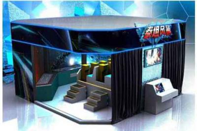 China 6 / 8 / 9 / 12 Seat VR 9D Action Cinemas With Multiple LED Display Screens for sale