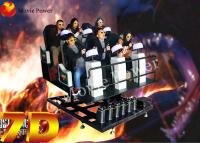 China Efficiency Motion Seat Virtual Reality 5d 9D Action Cinemas 2.25KW 220V for sale