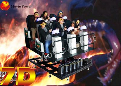 China Efficiency Motion Seat Virtual Reality 5d 9D Action Cinemas 2.25KW 220V for sale