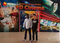 China Spray Water / Push Back 6 / 9 Seat 6D Cinema Equipment With Motion Platform for sale