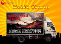 China Interactive 3 DOF / 6 DOF Electric Platform Mobile 7D Cinema With Attack Gun for sale