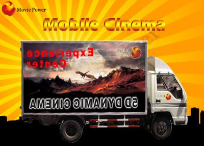 China Interactive 3 DOF / 6 DOF Electric Platform Mobile 7D Cinema With Attack Gun for sale