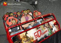 China Luxury Chair Dynamic Fog Smell Fire 6D Cinema Equipment CE / ISO9001 for sale