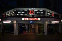 China Multi players Interactive 8D / 6D Simulator Cinema With 6 DOF Electric Platform 7d cinema for sale