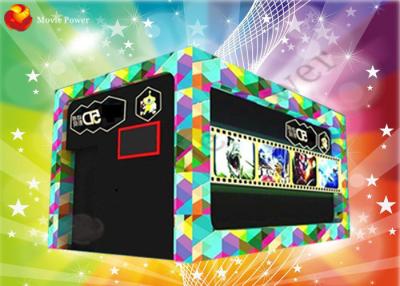 China Environmental Effects Dynamic Platform 5D Cinema Cabin Blow Water / Air To Face for sale
