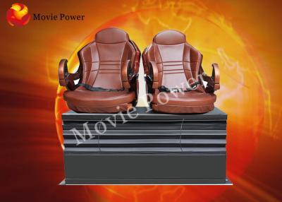 China Cinema / Museum 4D Motion Theater Seats With Back Poking for sale