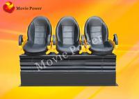 China Digital Spray Air / Water Electric Motion Theater Seats Genuine Leather + Fberglass for sale