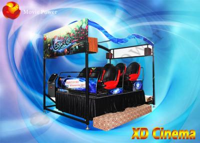 China New VR Business Idea Min Mobile Cinema XD/4D/5D/7D Theater Equipment 6 Seats for sale