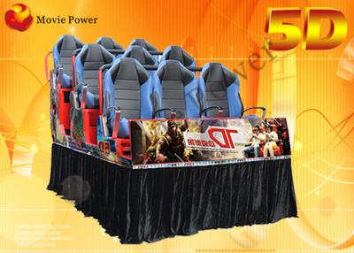 China Amusement Park Bubble Lighting Wind 5D Cinema Equipment / 5D Sinema for sale