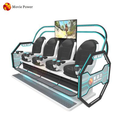 China 4 Players 9D VR Cinema Theater Roller Coaster For  Indoor Amusement Park for sale