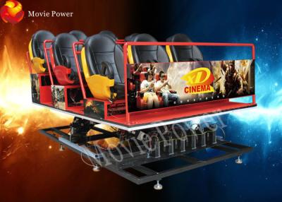 China Full set 6-12 Dynamic Seats 5d Mobile Cinema With Specially Effect for sale