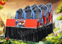 China 7D Cinema 6 People Dynamic Seat Equipment Safe And Easy To Control for sale