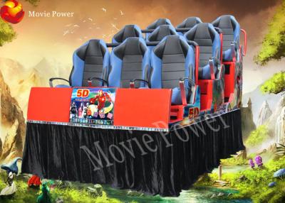 China 7D Cinema 6 People Dynamic Seat Equipment Safe And Easy To Control for sale