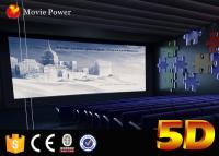 China Easy Control 5d / 7d / 9d / 12d Dynamic Cinema Simulator Genuine Leather + Fiberglass for sale