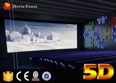 China Easy Control 5d / 7d / 9d / 12d Dynamic Cinema Simulator Genuine Leather + Fiberglass for sale