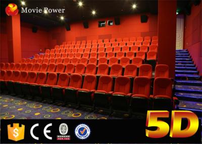 China 100 Seats Electric System 4d Motion Theatre Seat With Rain Bubble Snow Wind Fire for sale