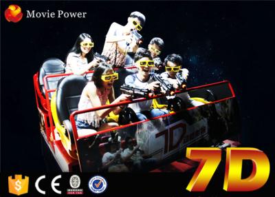 China Electronic cinema system 7d rider cinema with interactive game for children for sale