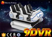 China Roller Coaster 9d Cinema Virtual Reality Simulator Motion Six Seat Machine for sale