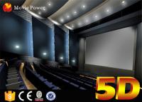China 7.1 Channel Audio System and Curve Screen 4-D Movie Theater with 3 DOF Electric Chairs for sale