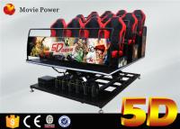 China Motion Simulated 5D Movie Theater 5D Cinema Equipment For Shopping Mall for sale