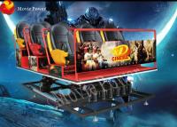 China Using joystick guns to shot 6d 7d simulator cinema with 110 vivid movies 7d 9d cinema for sale