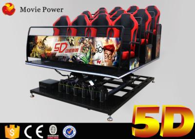 China CE Certificate 5D Movie Theater With Special Effects for theme park , shopping mall for sale