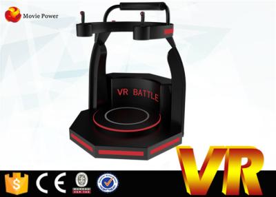 China 360 Degree rotating 9D VR free battle shooting game latest virtual reality game machine for sale