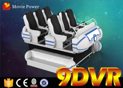 China Family 6 Seats 9D VR Cinema Electric Cinema System With Wind Special Effects for sale